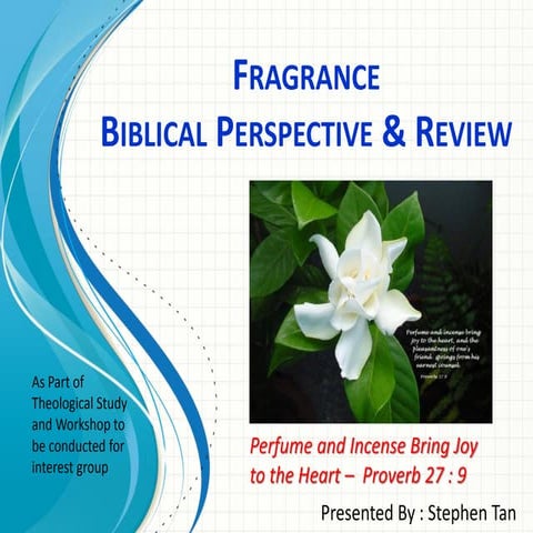 Fragrance biblical perspective_summary | PDF