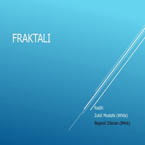 Fraktali | PPSX