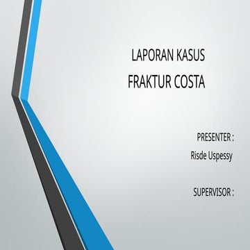 FRAKTUR COSTA. Case report dan pembahasan.pptx