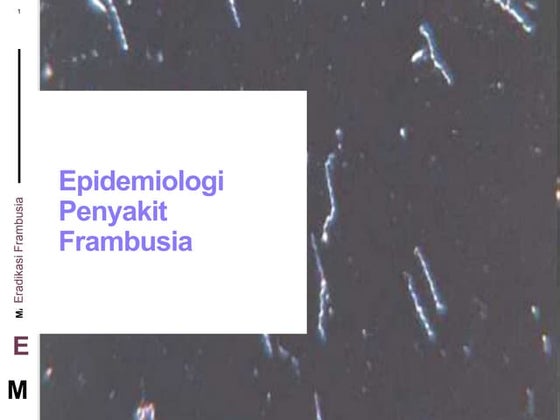 Mengenal Frambusia dan gejala yang ditimbulkan | PDF