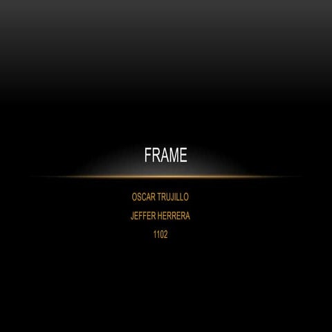 Tipos de frames | PPTX
