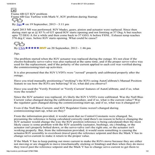 Frame 6 b gt igv problem | PDF