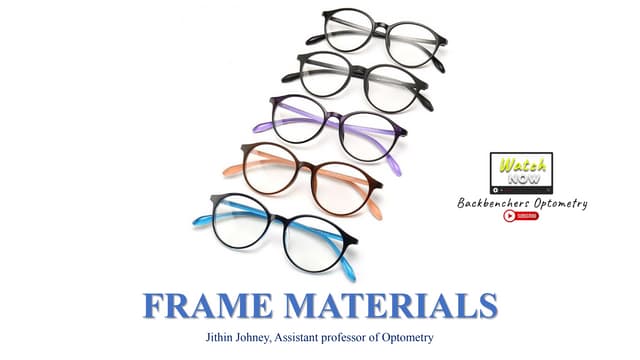 Frame materials | PPT