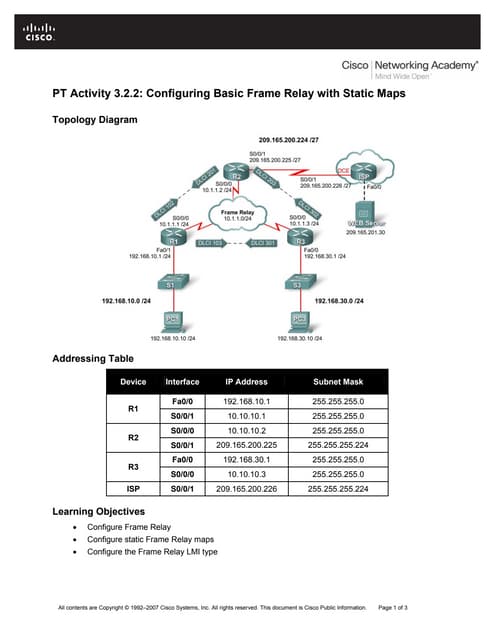 4.4.1.3 packet tracer configuring a zone-based policy firewall (zpf) instructor | PDF | Computer ...