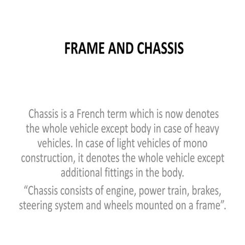 Frames and Chassis.ppt