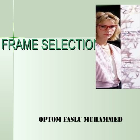 Frame selection (2) | PPT | Cameras and Camcorders | Consumer Electronics