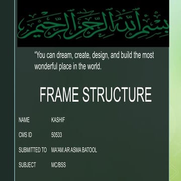 FRAME STRUCTURE.pptx
