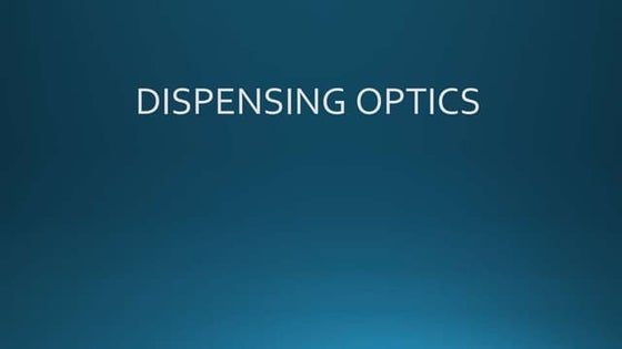 Spectacle Frame parts & types | PPTX