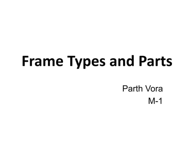 Frame materials | PPT