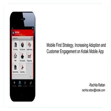 Kotak Mahindra bank mobile banking strategy | PPT | Free Download