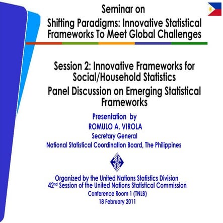 innovative frameworks on social statistics-final | PPT