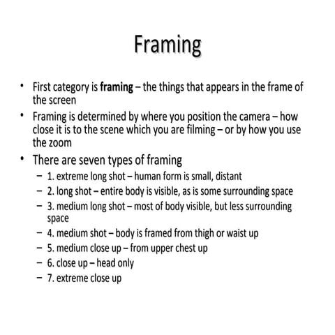 Framing | PPT