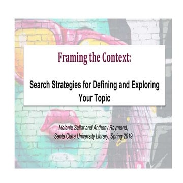 Framing and Finding Your Topic Jalal CTW2 | PPTX | Internet for ...