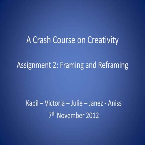 Framing and reframing | PPT