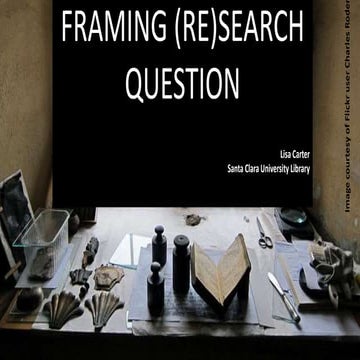 Framing a research question | PPTX