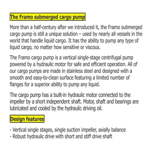 Automatic unloading system cargo pumping systems | PDF