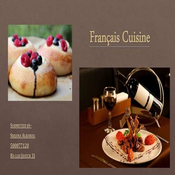 Français cuisine | PPT