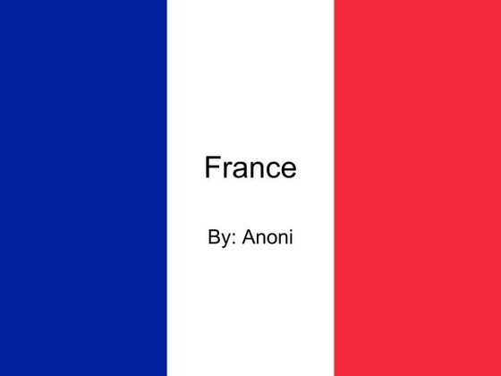Physical and Human Characteristics of France | PPTX