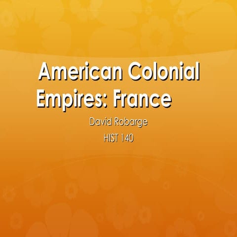 French in north america | PPTX