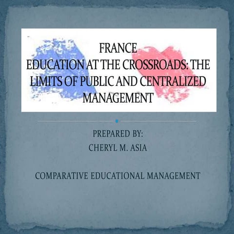 EDUCATION IN FRANCE | PPTX