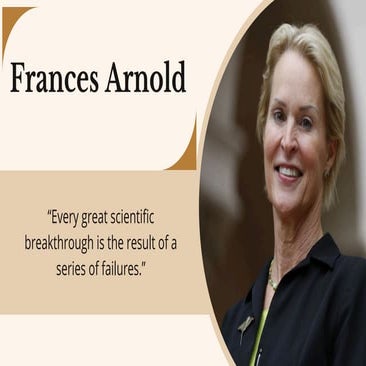Frances Arnold: A Role Model for Women in STEM | PPT