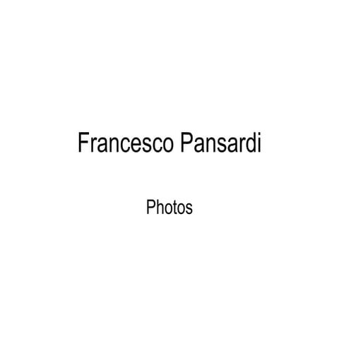 Francesco Pansardi | PPT