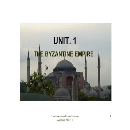 Francesco byzantine empire.ppt