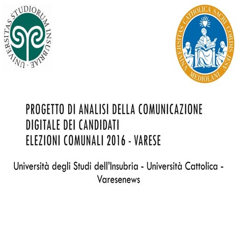 Analisi della comunicazione di Francesco Marcello | PPT
