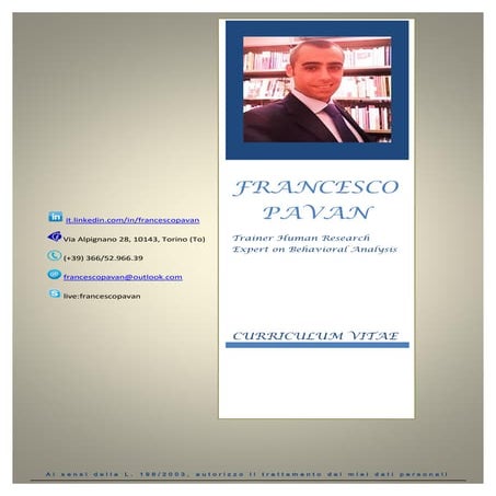 Francesco pavan | PDF
