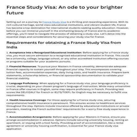 France Study Visa An ode to your brighter future.pdf