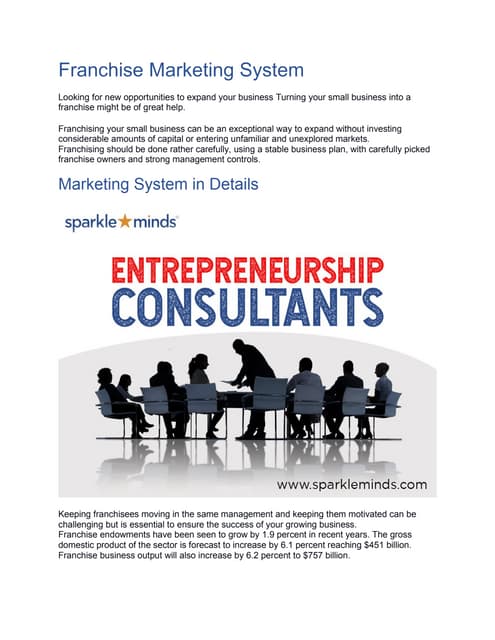 Franchise proposal sample | PDF