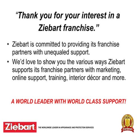 Franchise Support | PPT