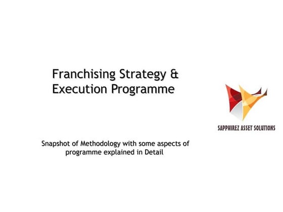 What is franchising | PPT