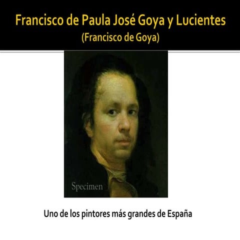 Francisco de goya | ODP