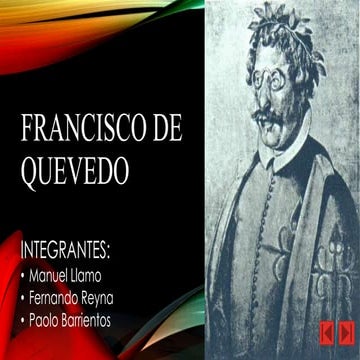 Francisco de quevedo | PPTX