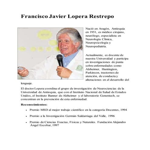 Francisco lopera | PDF