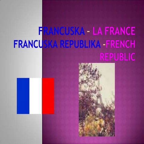 Francuska – la france | PPTX