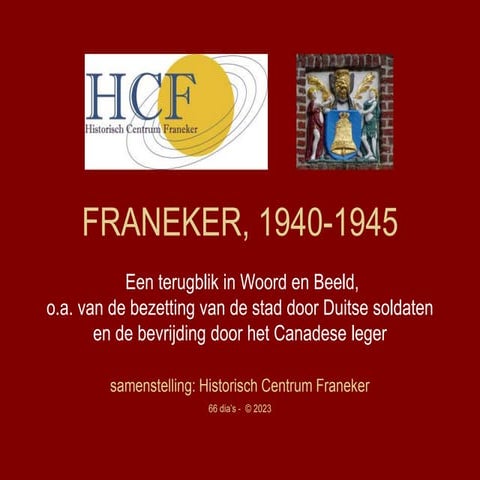 Franeker 1940-1945 (HCF, mei 2023).ppt