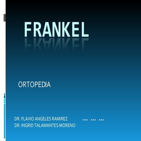 Aparatología frankel | PPT