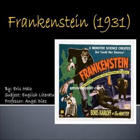 Frankenstein (1931) | PPT