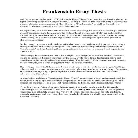 Frankenstein Essay Topics.pdf
