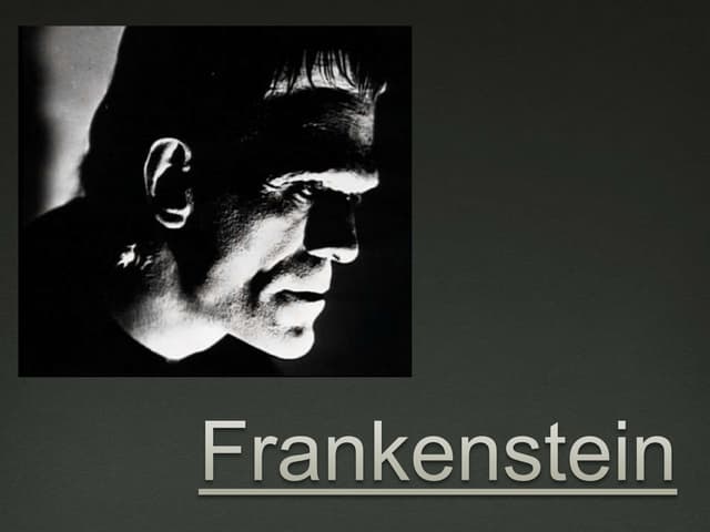 Romanticism & frankenstein