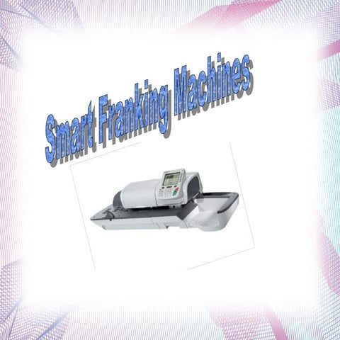 Franking machine | PPT