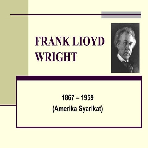 Frank lioyd wright | PPT