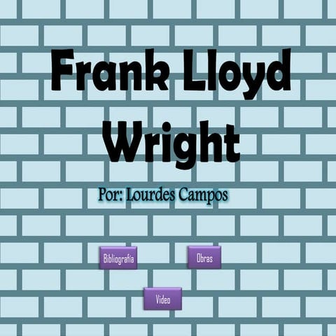 frank lloyd wright | PPTX
