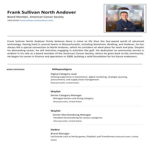 Biography of Francis Sullivan North Andover.pdf