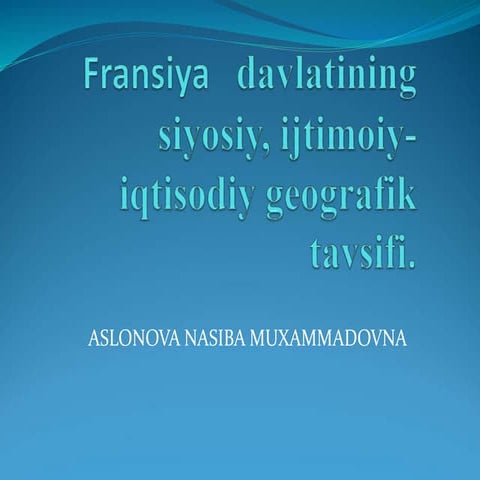Fransiya.ppt