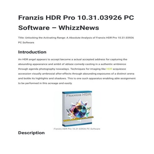 Franzis HDR Pro 10.31.03926 PC Software – WhizzNews.pdf