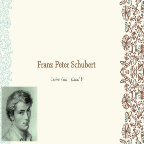 Franz schubert | PPTX
