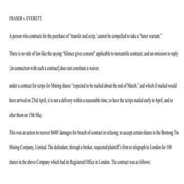 Fraser v everett | PPTX